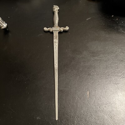 Vintage sword letter opener Soldier Embossed Designs | eBay