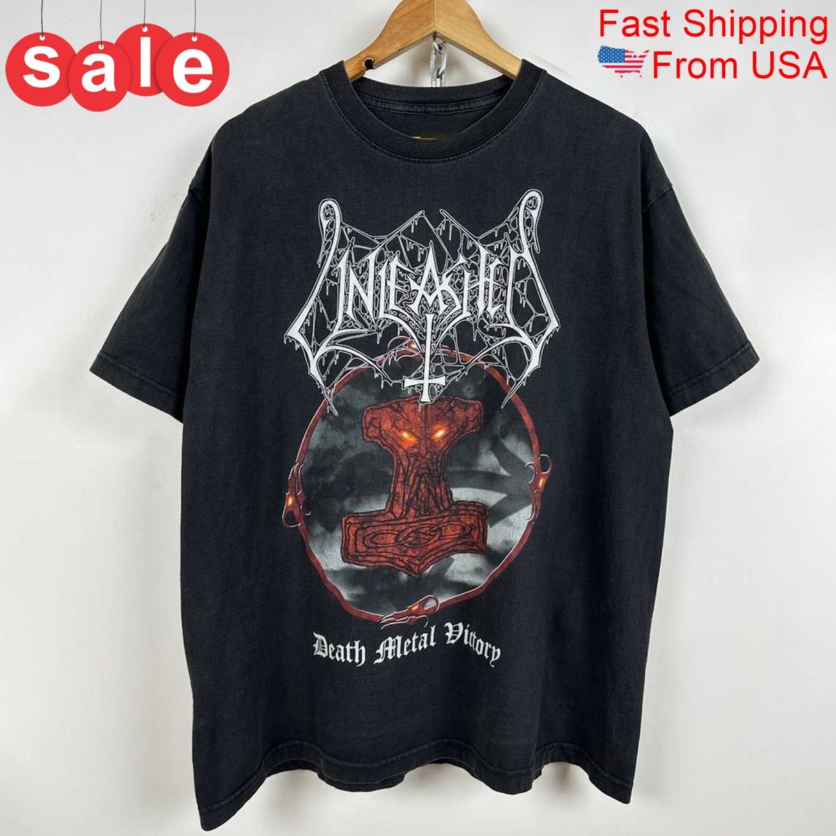 Unleashed Band Logo Demons Unleashed T Shirt Black | Bastardizer