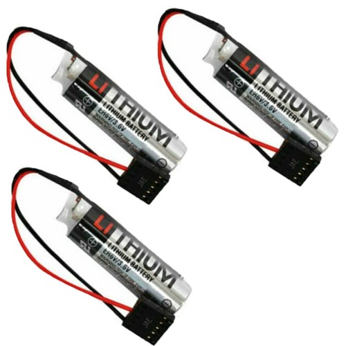 3Pcs ER6VC3N ER6V/3.6V 2Ah+JAE5PIN The PLC battery CNC for Yaskawa US ...