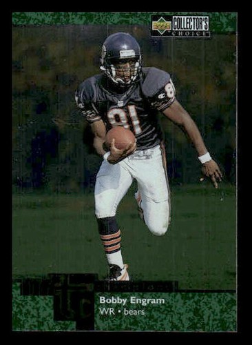 1997 Collector's Choice #TC10 Bobby Engram Turf Champions Chicago Bears ...