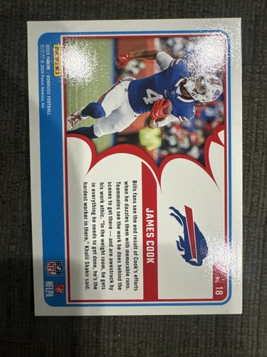 James Cook - ACTION ALL PROS - 2024 Panini Donruss #18 - Buffalo Bills ...