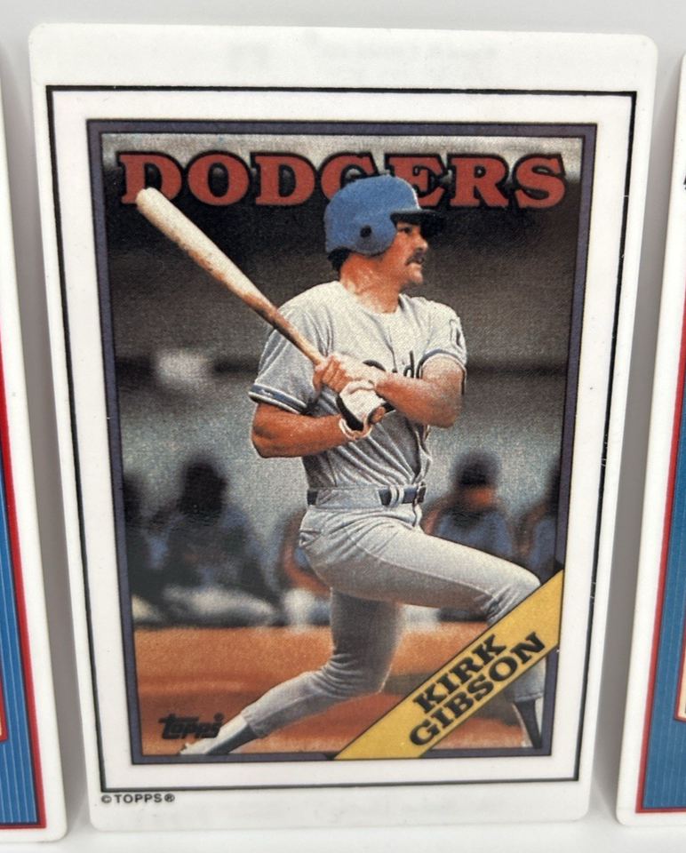 🏆 1988 Porcelain Baseball Cards–Babe Ruth, Cy Young, Kirk Gibson–R&N ...