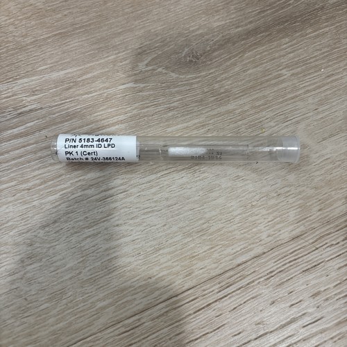 Agilent 5183-4647 Inlet liner, split, single taper, glass wool ...