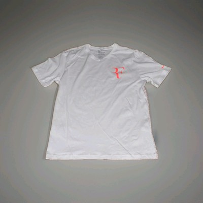 NIKE RF ROGER FEDERER PREMIER LOGO V-NECK MENS TENNIS SHIRT - MENS SIZE ...
