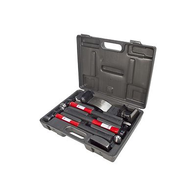 7PC CAR AUTO BODY PANEL REPAIR TOOL KIT WITH FIRBEGLASS HANDLES BEATING ...