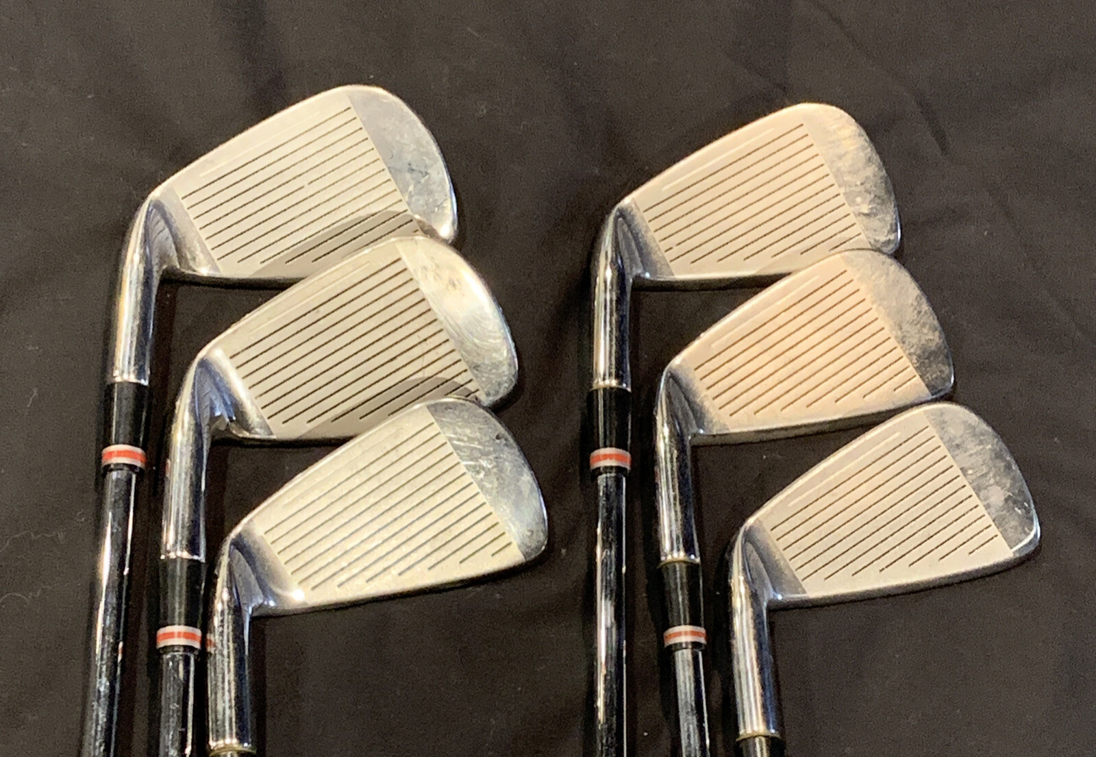 Lot of 6 - Harvey Penick Professional Tour Take Dead Aim Steel Iron Set ...