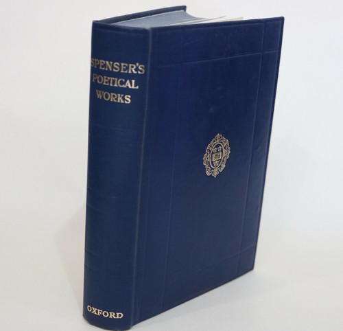 The Poetical Works of Edmund Spenser Oxford Blue Hardcover Spencer's ...