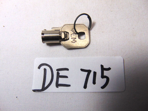 GEM Barrel Lock Key Pinball Soda Machine Fort Lock Alarm Tubular E1690 ...