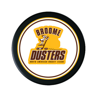 NAHL 1973 Retro Style Broome Dusters Souvenir Hockey Puck NEW | eBay