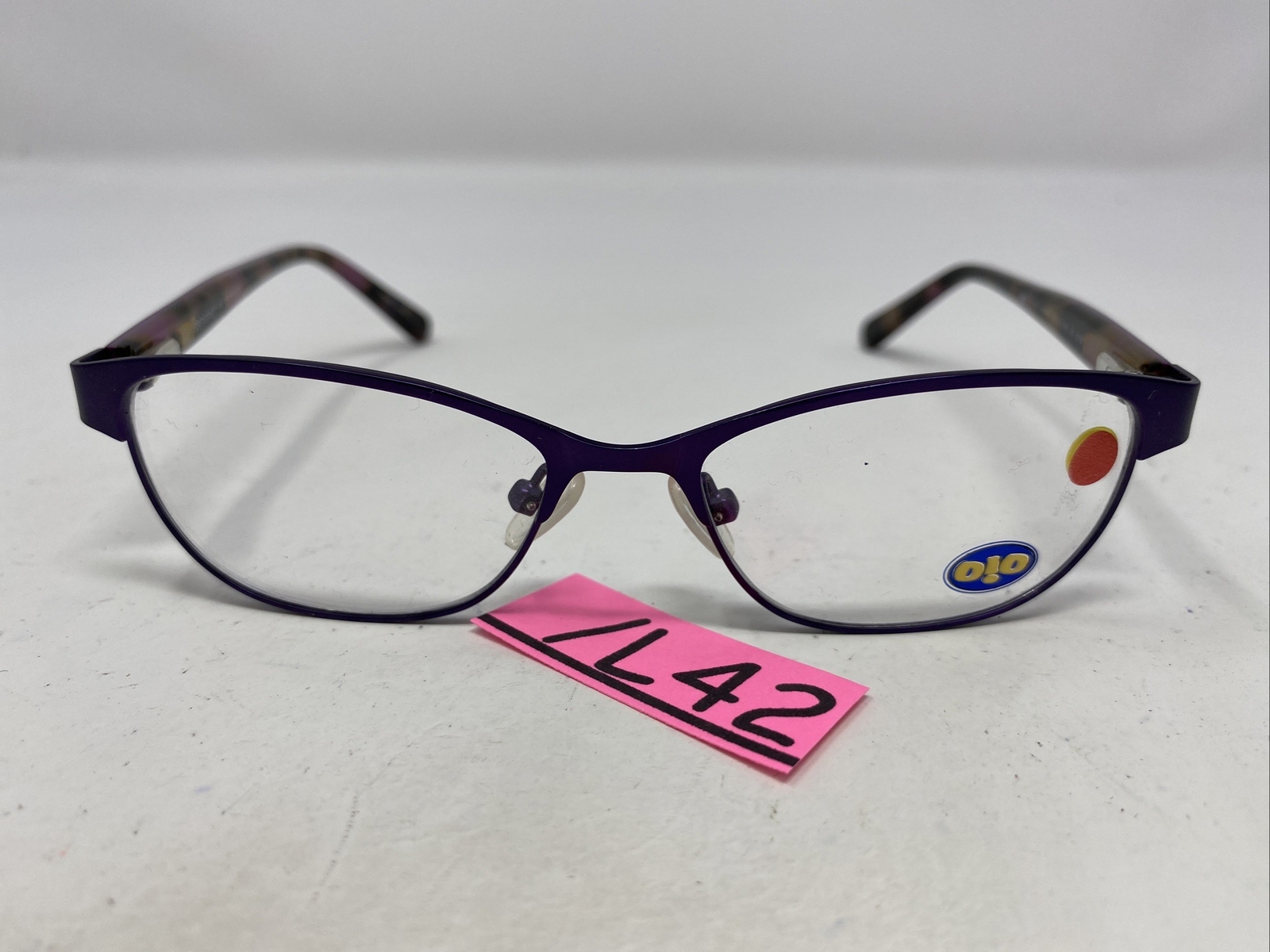 OIO OT22 55/PUR 47-15-130 B:30 Purple Metal Full Rim Eyeglasses Frame ...