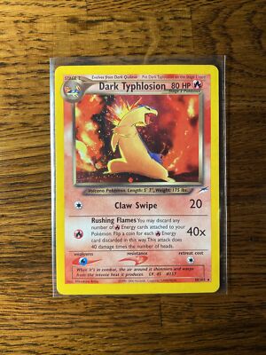 Dark Typhlosion 10/105 Holo Neo Destiny Pokemon Card NM | eBay