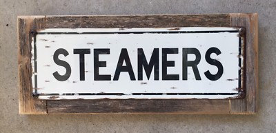 Steamers Steamed Littleneck Clams Shellfish Seafood Bay Kitchen Sign ...