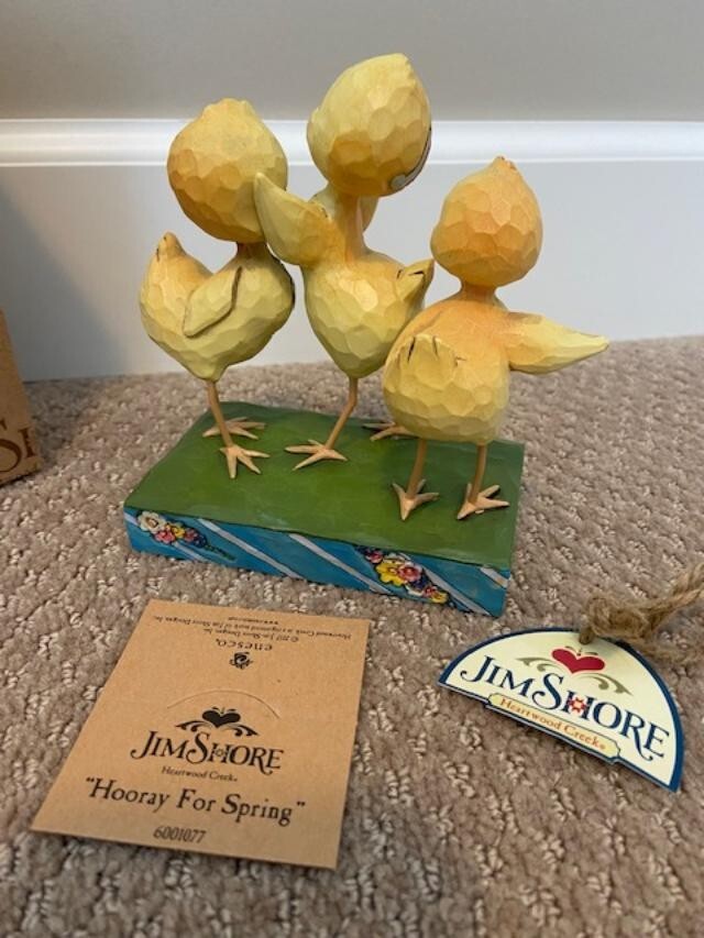 Jim Shore Hooray for Spring Figurine Chicks #6001077 | eBay