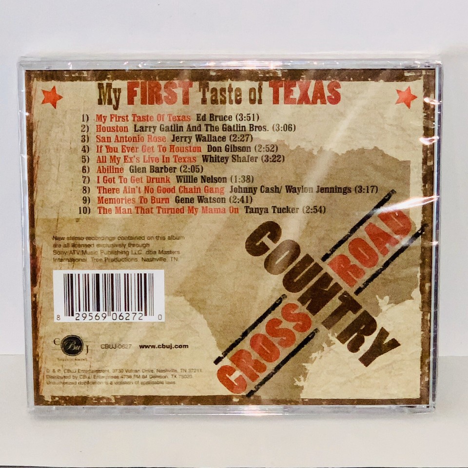 Factory Sealed (shrink wrapped) My First Taste of Texas by Country ...