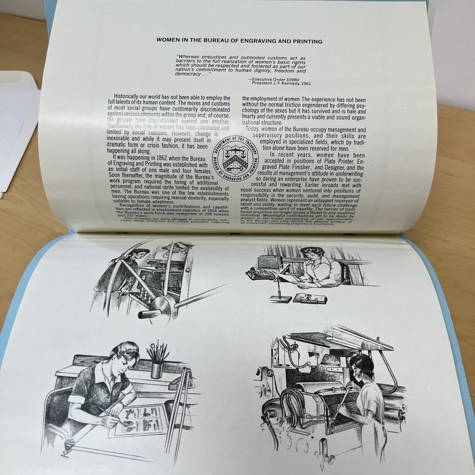 1975 International Women's Year Souvenir Folder Pair Silver Certificate ...