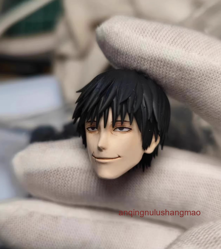 Custom Jujutsu Kaisen Fushiguro Toji Head for 1/12 Romankey Body（No ...