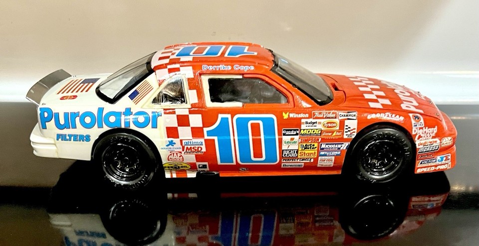 🏁 Built Model Car Kit Vintage 1991 Monogram # 10 PUROLATOR LUMINA 1/24 ...