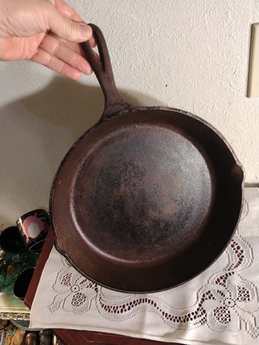 Vintage Lodge 3 USA 10SK Cast Iron 12” Cooking Skillet With Inverted ...
