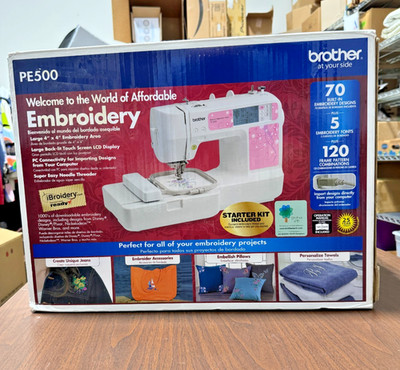 Brother PE500 Sewing Personal Embroidery System Machine New In Open Box ...