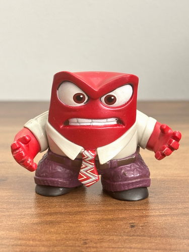 Disney Pixar Inside Out 2 ANGER Emotion Toy Figure PVC Cake Topper 2 ...
