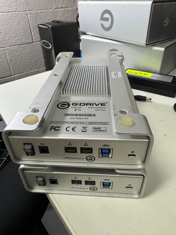 G-Technology G-DRIVE External Hard Drive 2TB USB 3.0/FireWire800 BOGO ...