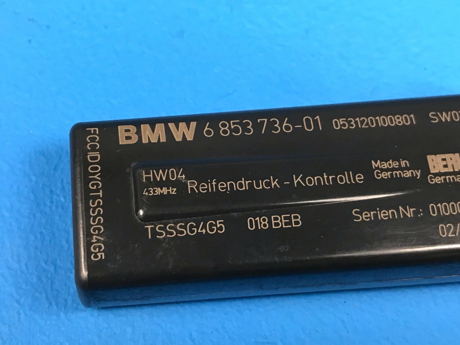 12-14 BMW F30 F31 F32 328I 335I 428I 435I TIRE PRESSURE CONTROL MODULE ...