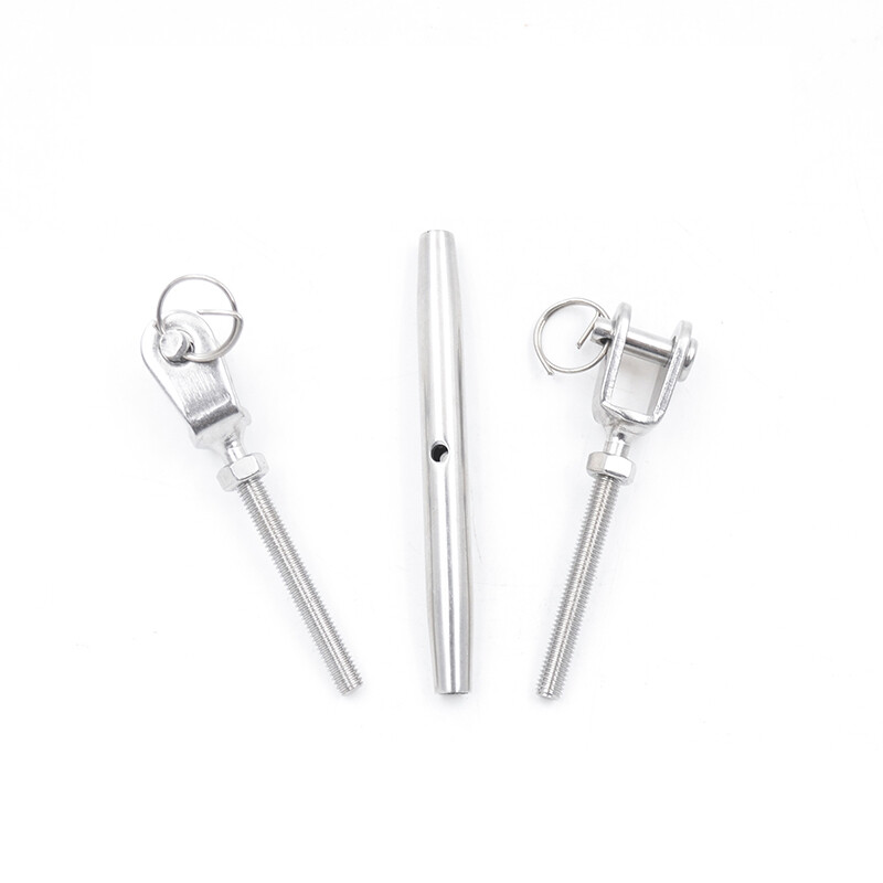 Wire Rope Cable Clamp Thimble U Bolt Turnbuckle Tensioner 316 Stainless ...