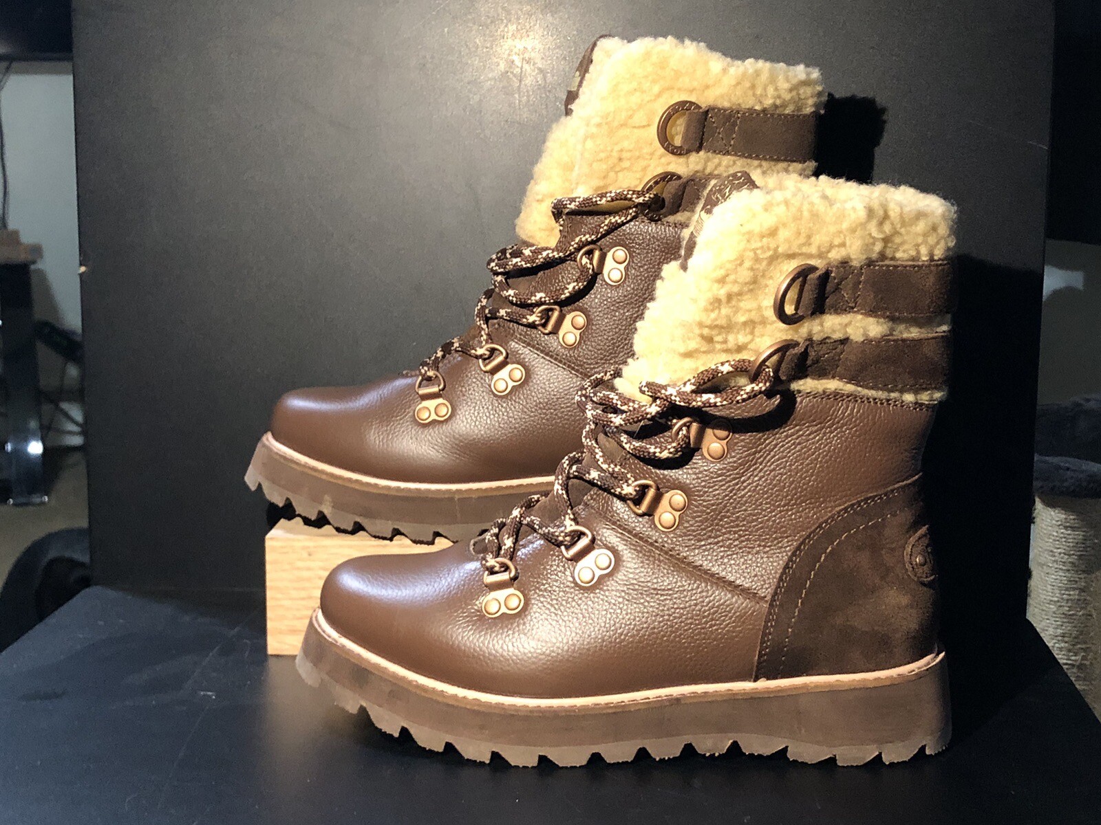 Roxy Alpine Collection BRANDI II Leather Faux Fur Sno… - Gem