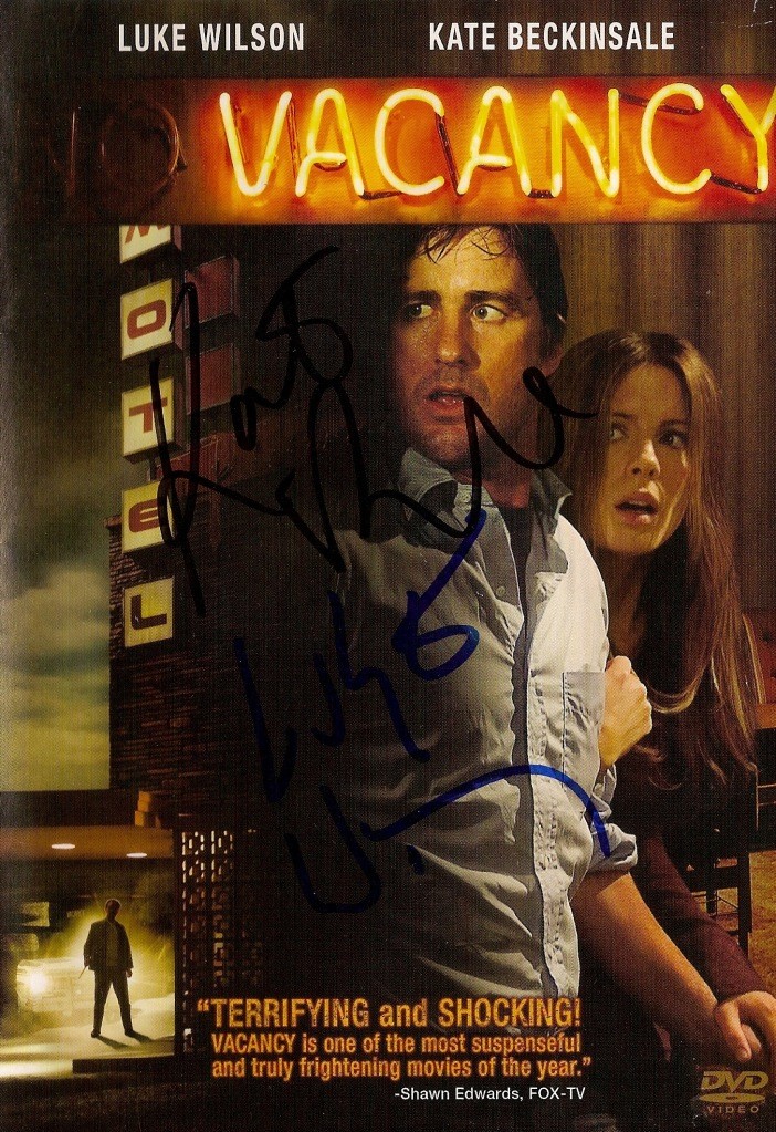 Luke Wilson Kate Beckinsale SIGNED No Vacancy DVD COA | eBay