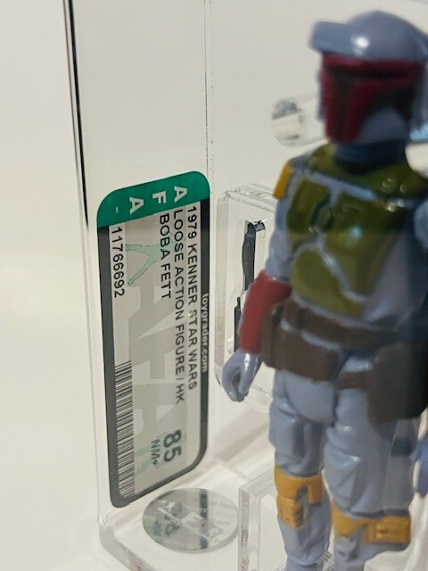 Boba Fett AFA Graded 85 Complete Star Wars Figure 1979 Kenner Bounty ...