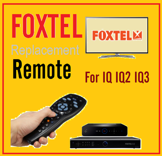 New Foxtel Remote Replacement Remote For Foxtel IQ IQ2 IQ3 / AV Sender ...