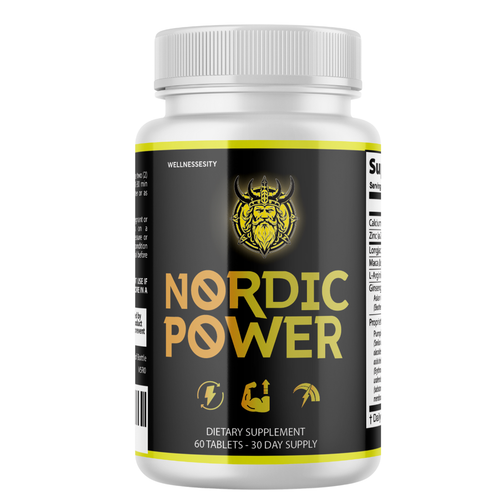 Nordic Power for Men Advanced Vitality Support Formula Supplement - 60 ...