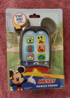 NEW Mickey Mouse Roleplay Electronic Smart Phone Lights & Sounds | eBay