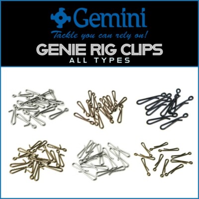 GEMINI TACKLE GENIE RIG CLIPS - ALL TYPES | NEW - SEA FISHING RIG ...