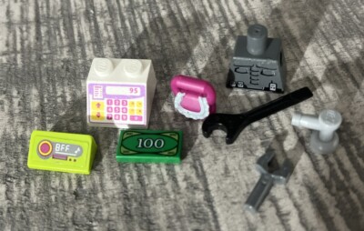 Lego parts & Pieces/ Cash Register/ Credit Card/Tools/Body/Radio/Purse ...