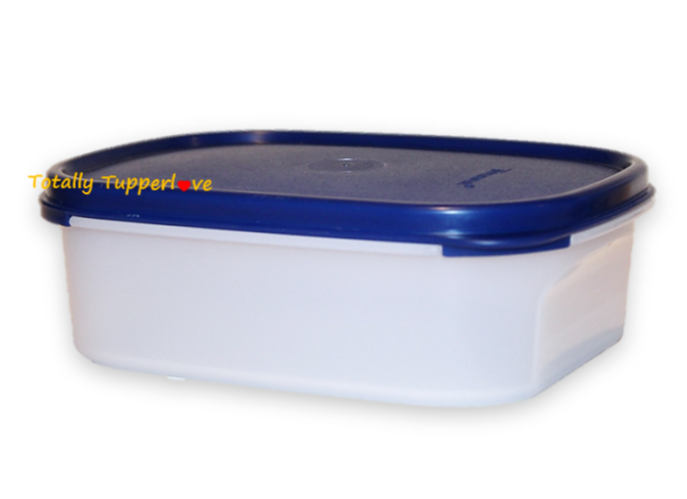 Tupperware Modular Mates #1 Mini Rectangle 3.5 Cups / 850 ml Blue ...