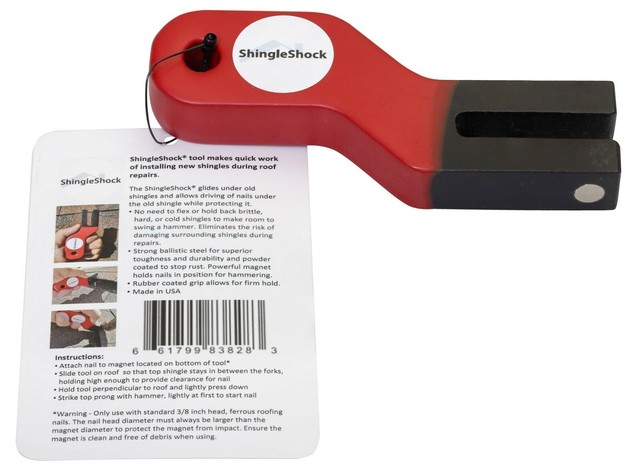 Shingleshock Roof Shingle Installer Roofing Tool Steel Rubber Grip ...
