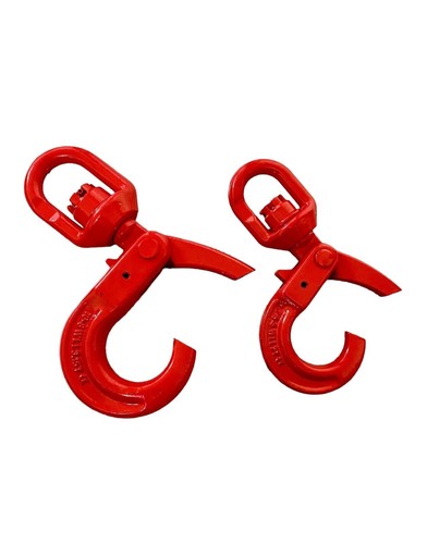 Self Locking Lifting Hook 2T 3.2T Swivel Heavy Duty Grip Latch Winch ...