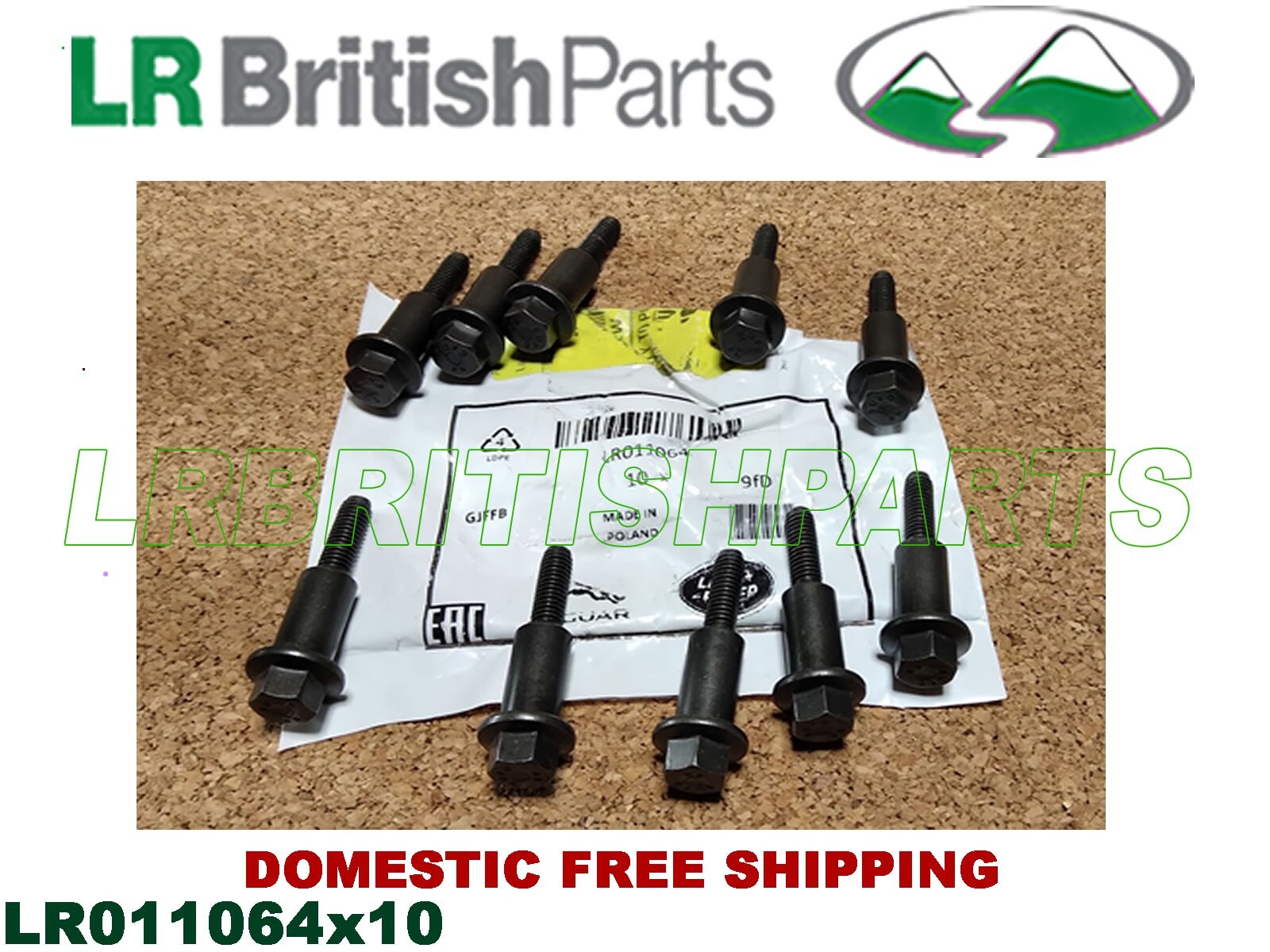 GENUINE LAND ROVER TIMING CHAIN GUIDE SCREW SET LR011064 5.0L 5.0L SC 3 ...