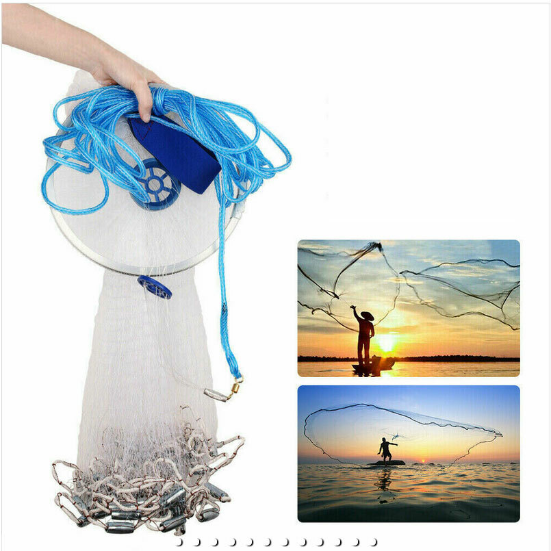 Throwing Fishing Net Drawing