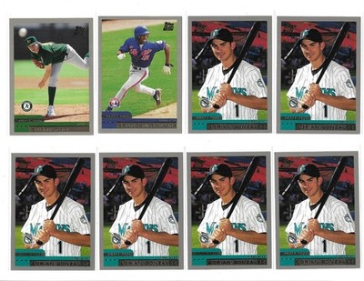 2000 ADRIAN GONZALEZ BRANDON PHILLIPS BARRY ZITO ROOKIE LOT TOPPS ...