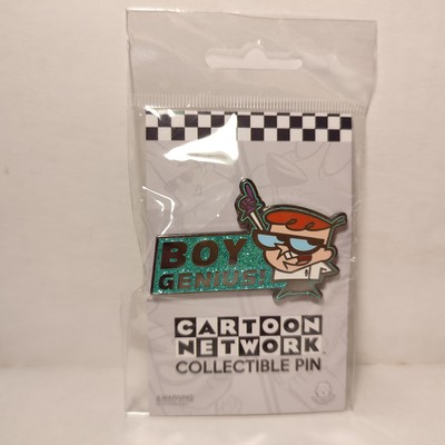 Dexter's Labratory Boy Genius Enamel Pin Official Cartoon Network Metal ...