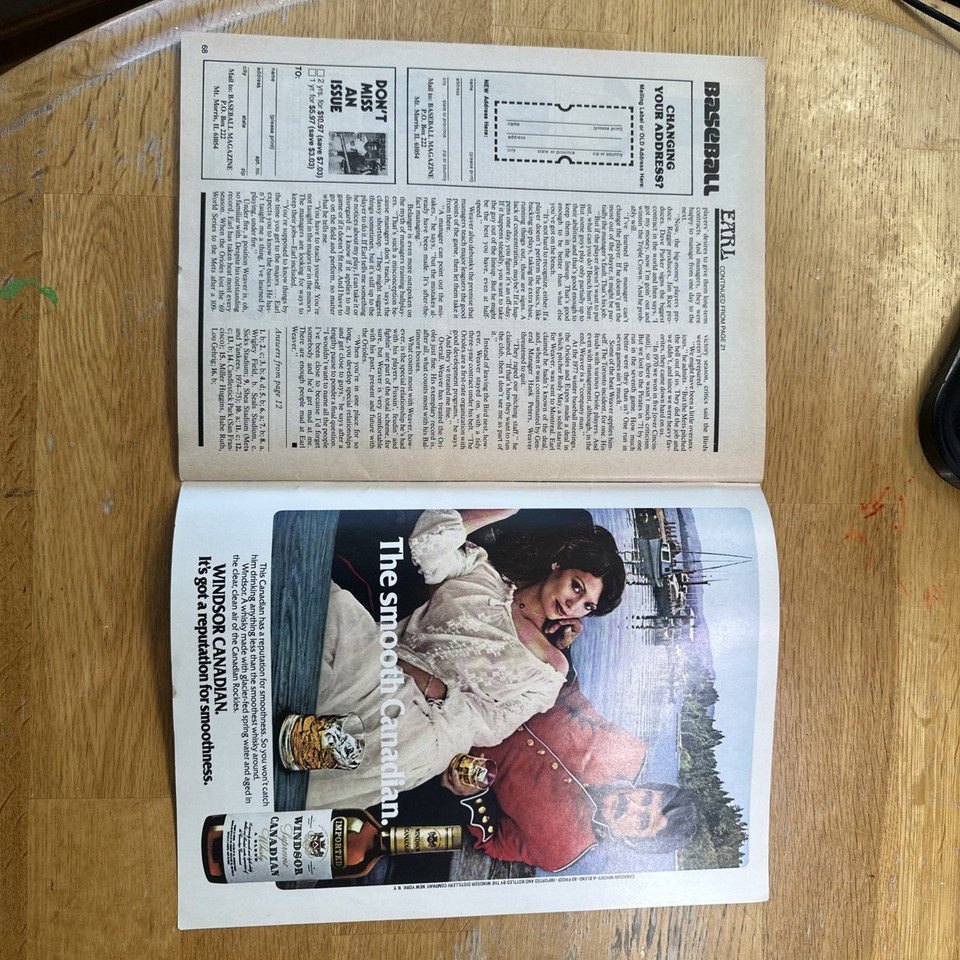 Baseball Digest Aug 1978 – Bill Buckner & Bobby Murcer Chicago Cubs ...