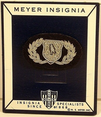 USAF Air Force Basic Weapons Director Large Bullion Badge Insignia Pin ...