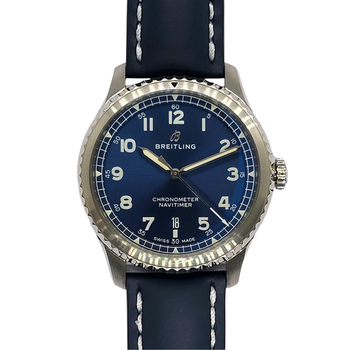 Breitling A17314 Navitimer 8 Blue Dial 41mm 2018 Box & Cosc | eBay