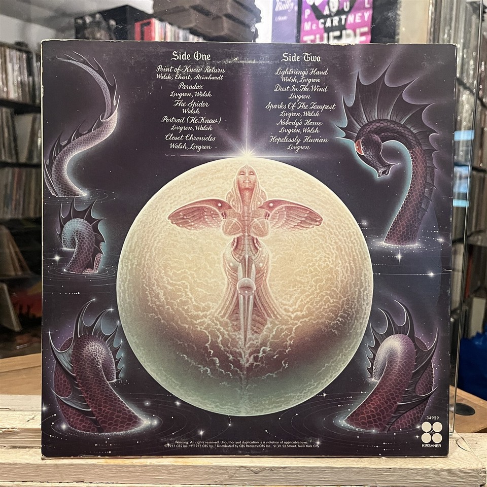 [ROCK/POP]~EXC LP~KANSAS~Point Of Know Return~[Original 1977~KIRSHNER~Issue] | eBay