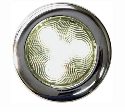 LED COURTESY LIGHT WHITE 232 LED51827DP STAINLESS BEZEL BOAT LED ...
