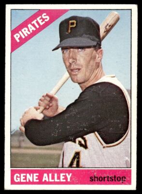 1966 Topps Baseball Card Gene Alley C Pittsburgh Pirates #336 | eBay