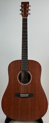 Martin D-X1E Mahogany Acoustic-Electric Guitar w/ Bag - Natural ...