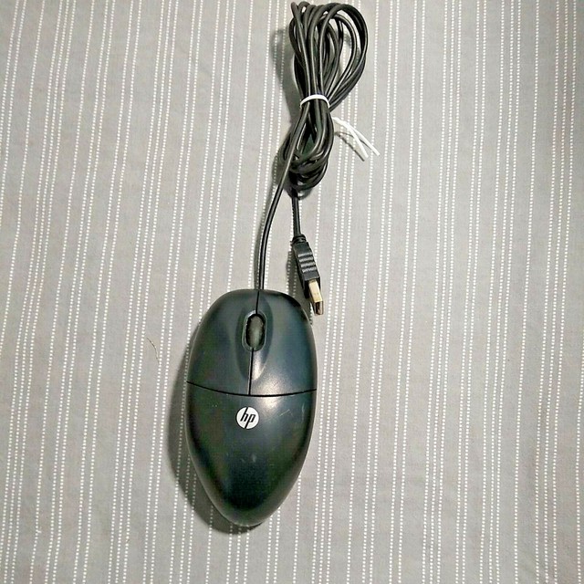 Computer Mouse Genuine HP (m-u0031-o) Black Wired USB Laser Tracking 2 ...